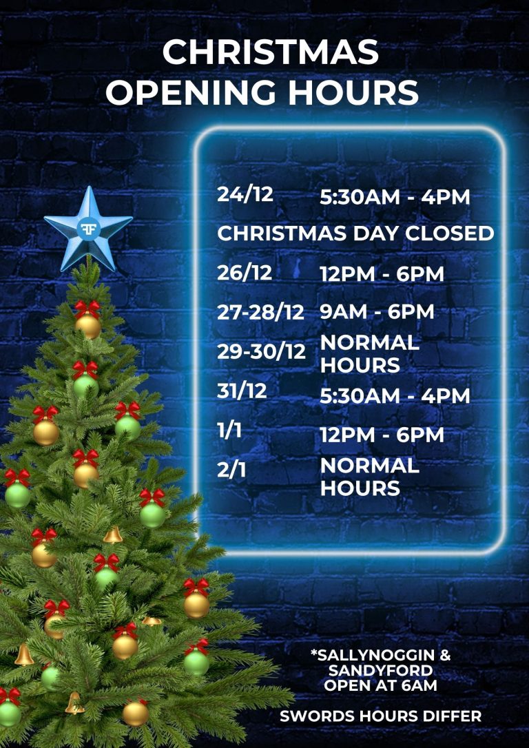 2025 Christmas Opening Hours - FLYEfit
